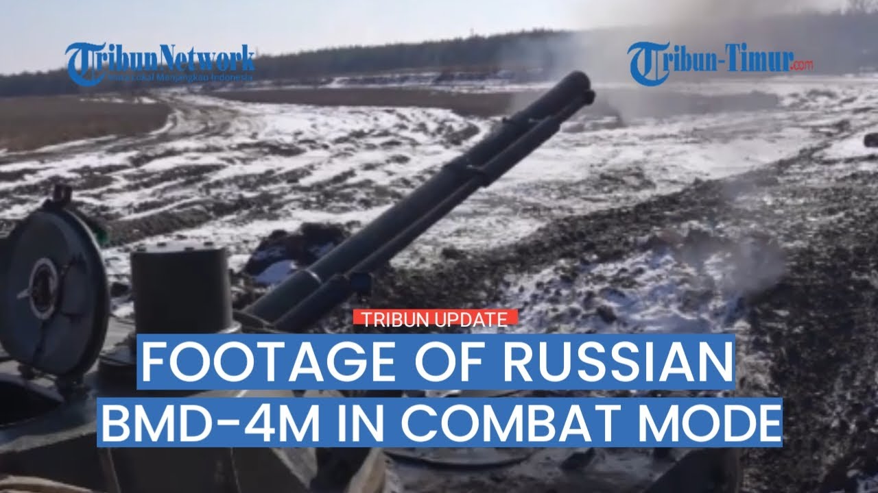 Footage of Russian Airborne Troops use BMD-4M within special military ...