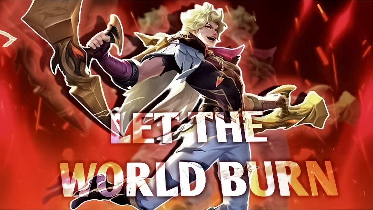 [Let The World Burn] mobile legends Lukas [ Gmv Edit] 🤍🤍 - YouTube