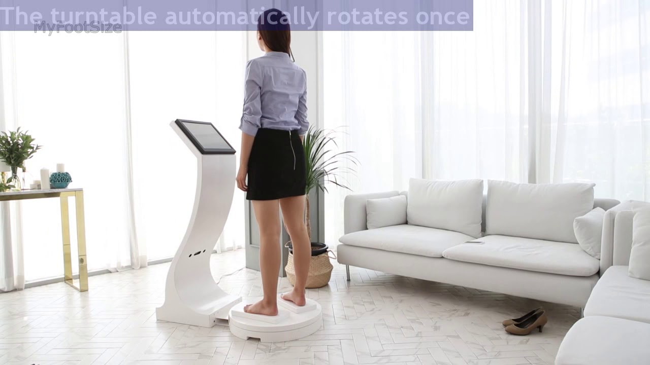 3d scan foot measurement system video - YouTube