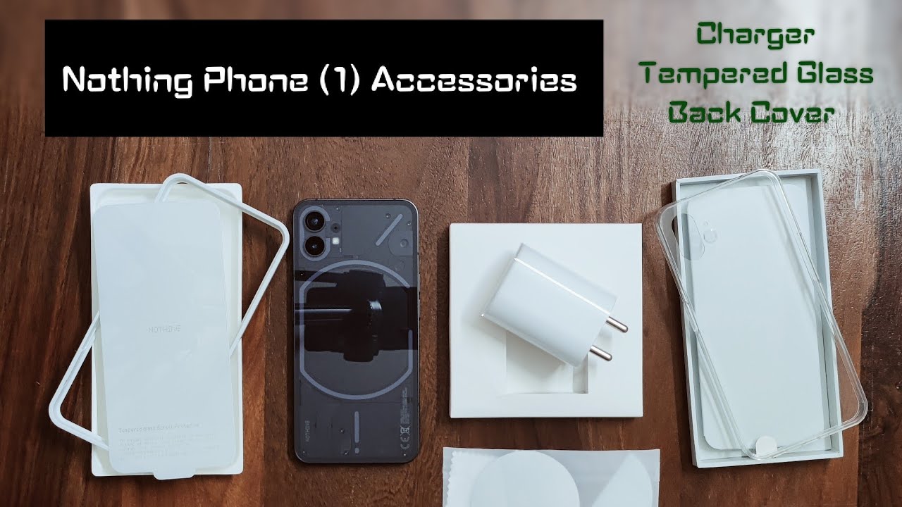 Nothing Phone (1) Accessories Complete Unboxing... is it Worthy?? - YouTube