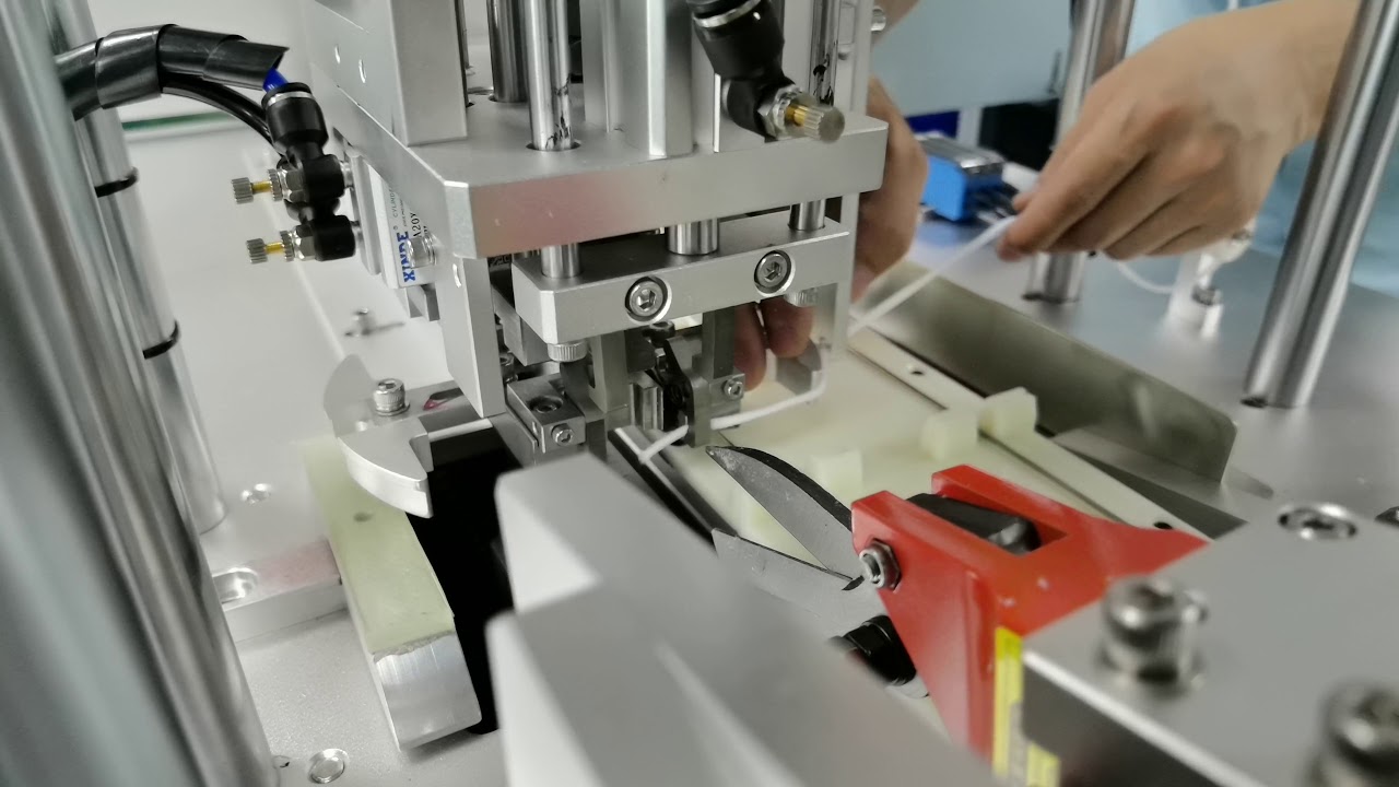 Mask machine earloop installation tutorial 3 - YouTube