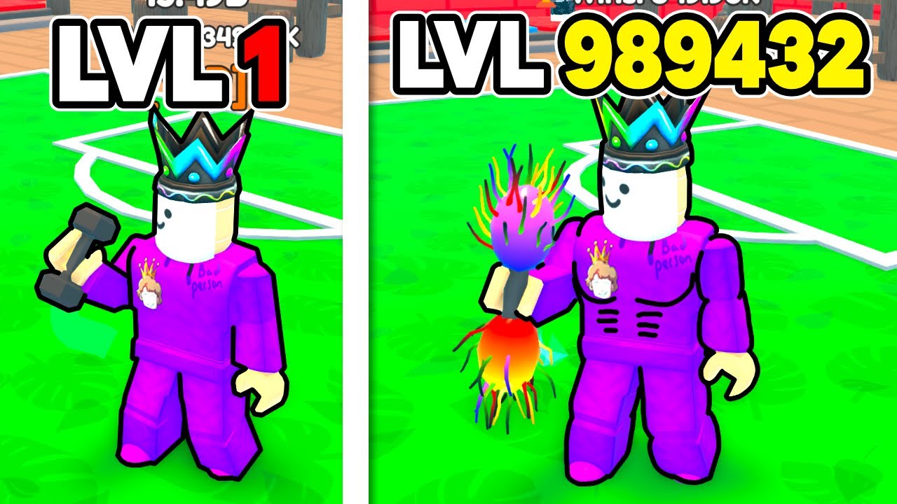 Roblox I Used Heavy Weight To Get Strong Sixpack - YouTube