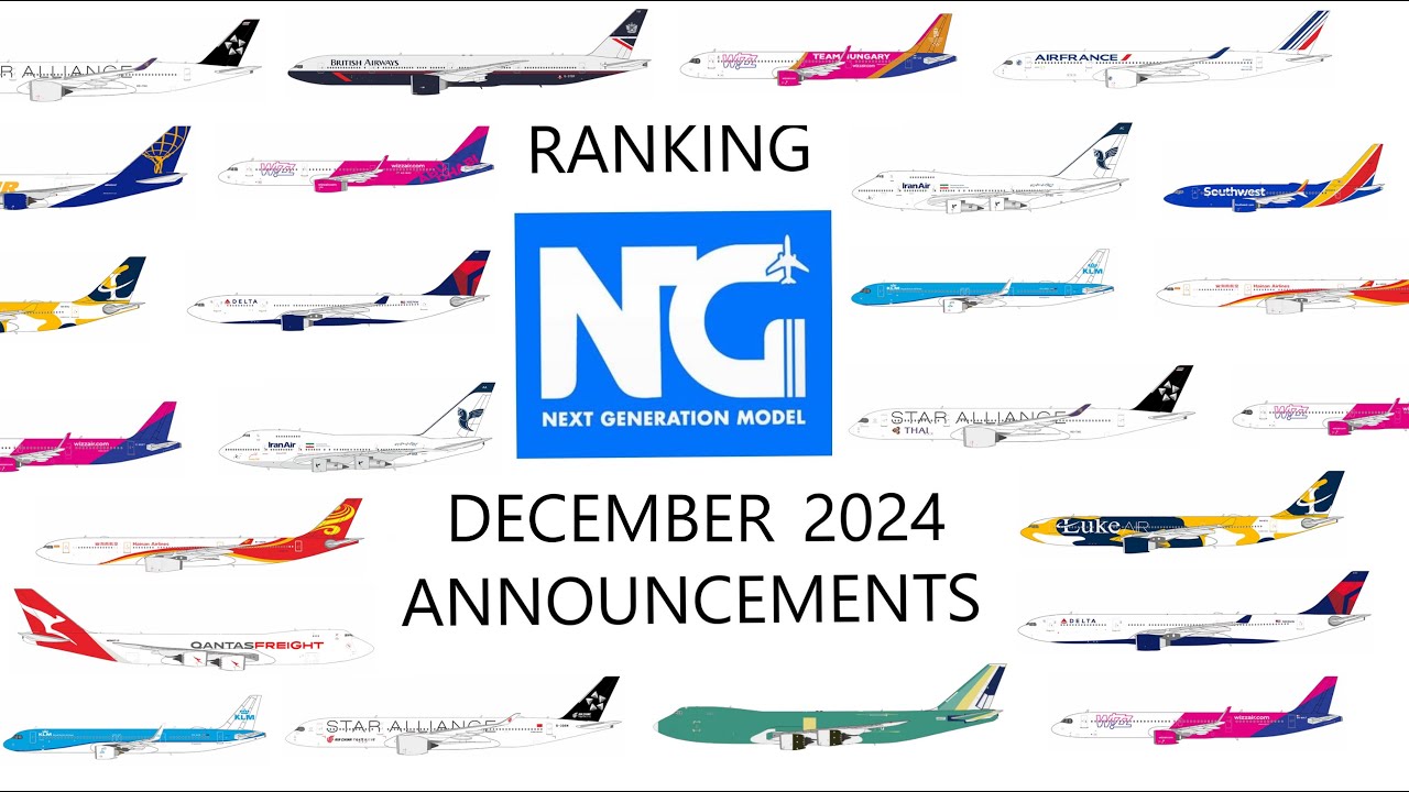 Ranking NG Models December 2024 Announcements - YouTube