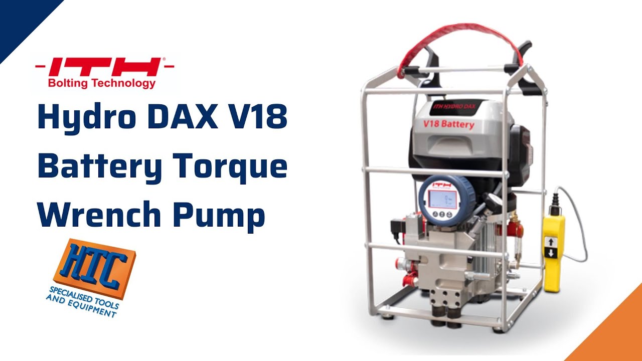 ITH Hydro DAX V18 Battery operated high pressure pump for hydraulic ...