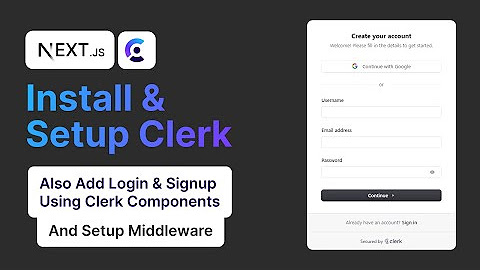 Clerk Authentication With Next JS - YouTube