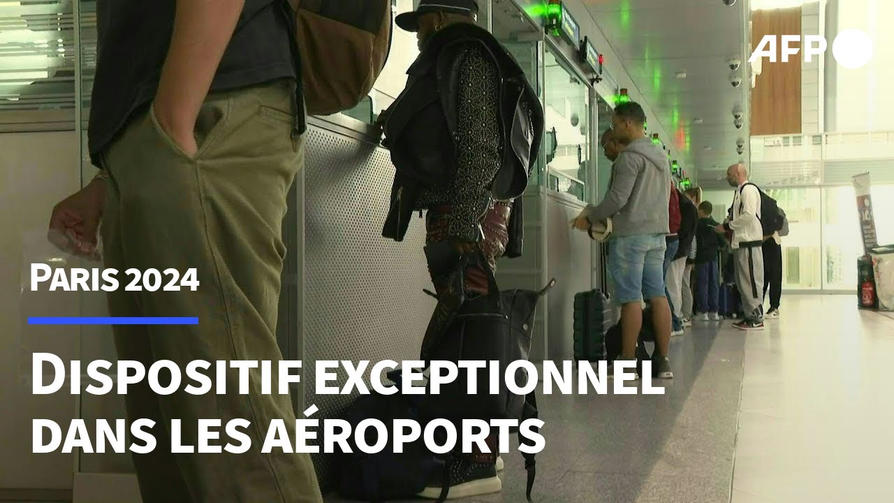 JO-2024: à Roissy, la police aux frontières prête à accueillir les ...