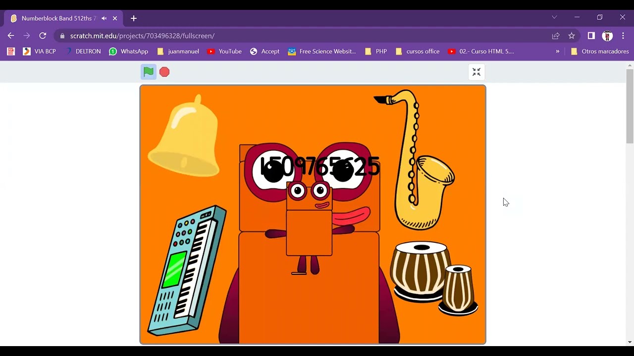 Numberblocks band 512ths 78-79 - YouTube