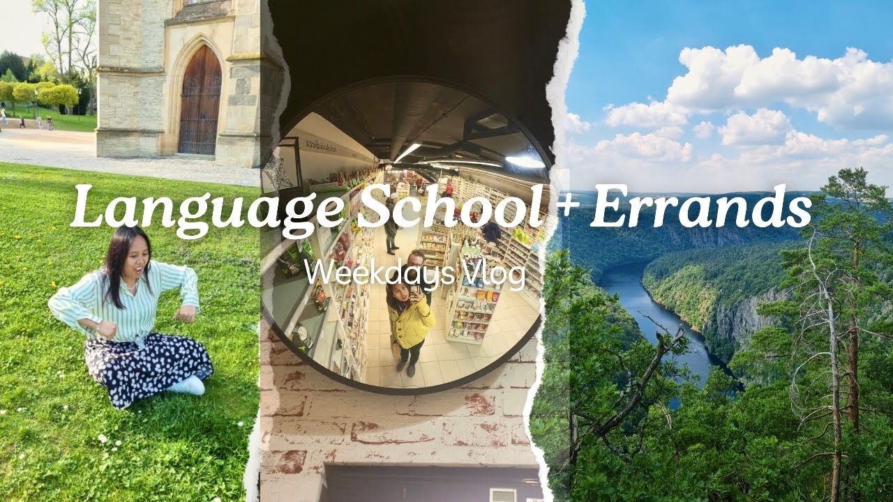 Vlog 🇨🇿: Language School + Errands | Seilamare - YouTube