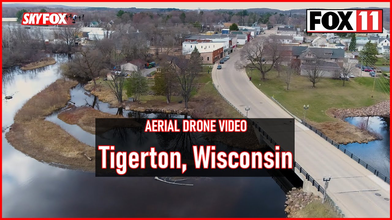 SKYFOX flies over Tigerton, Wisconsin - YouTube