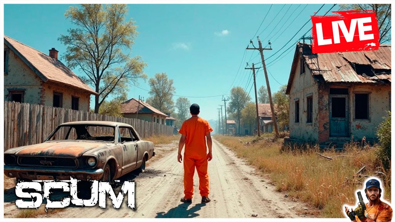 🔴 SCUM HARDCORE: COMEÇANDO DO ZERO NO SERVIDOR MAIS BRUTAL! (Live ...