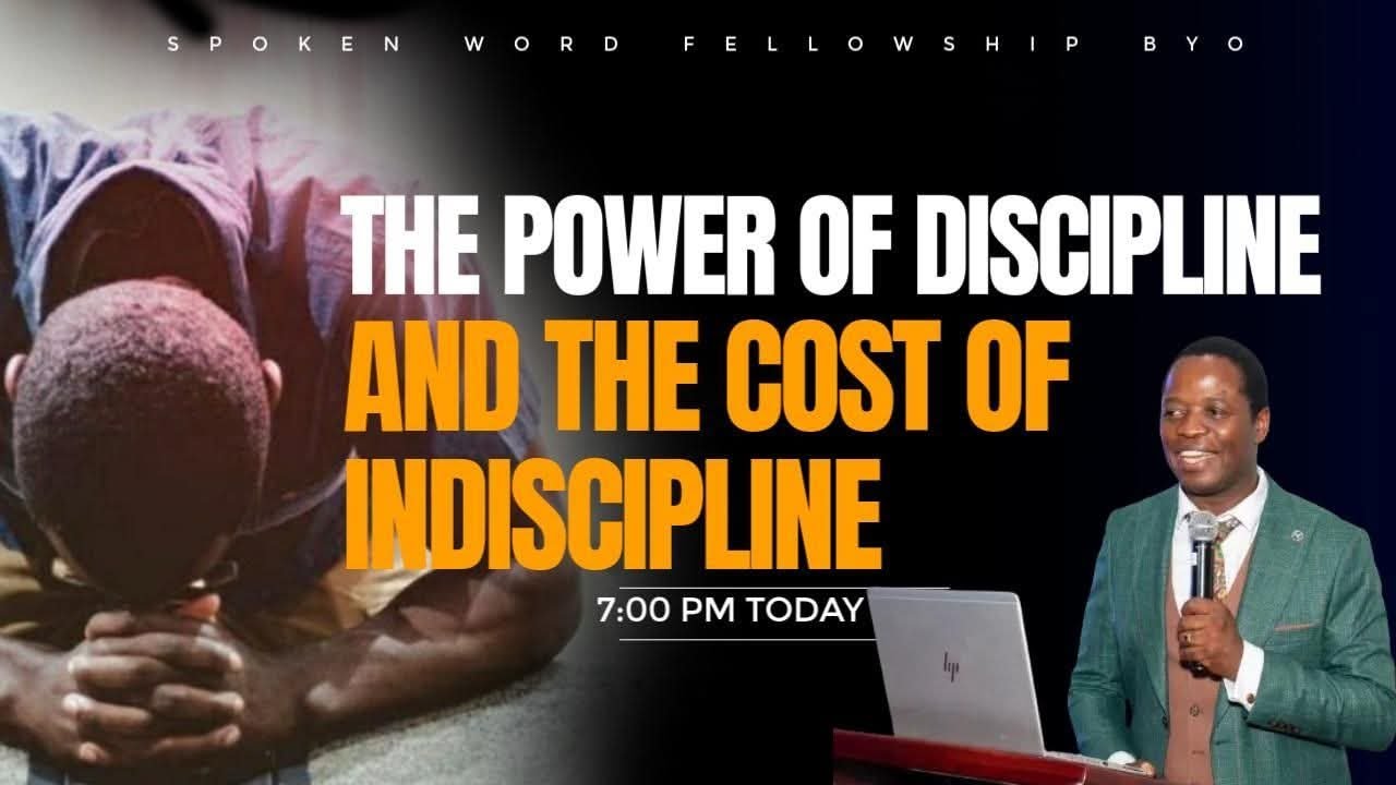 The Power Of Discipline & The Cost Of Indiscipline....Rev Dr N Ngwenya ...