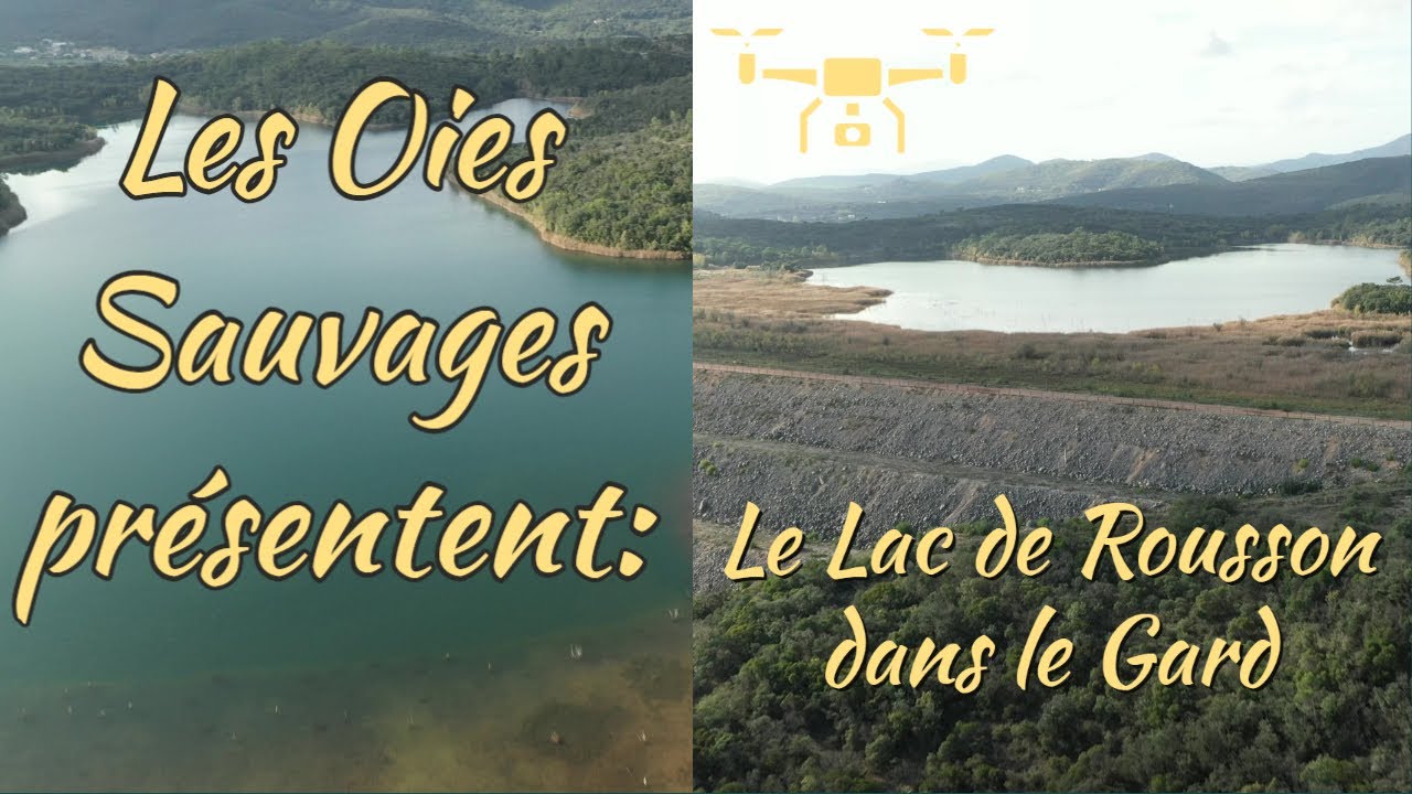 Le Lac de Rousson appelé aussi Ségoussac dans le Gard. - YouTube