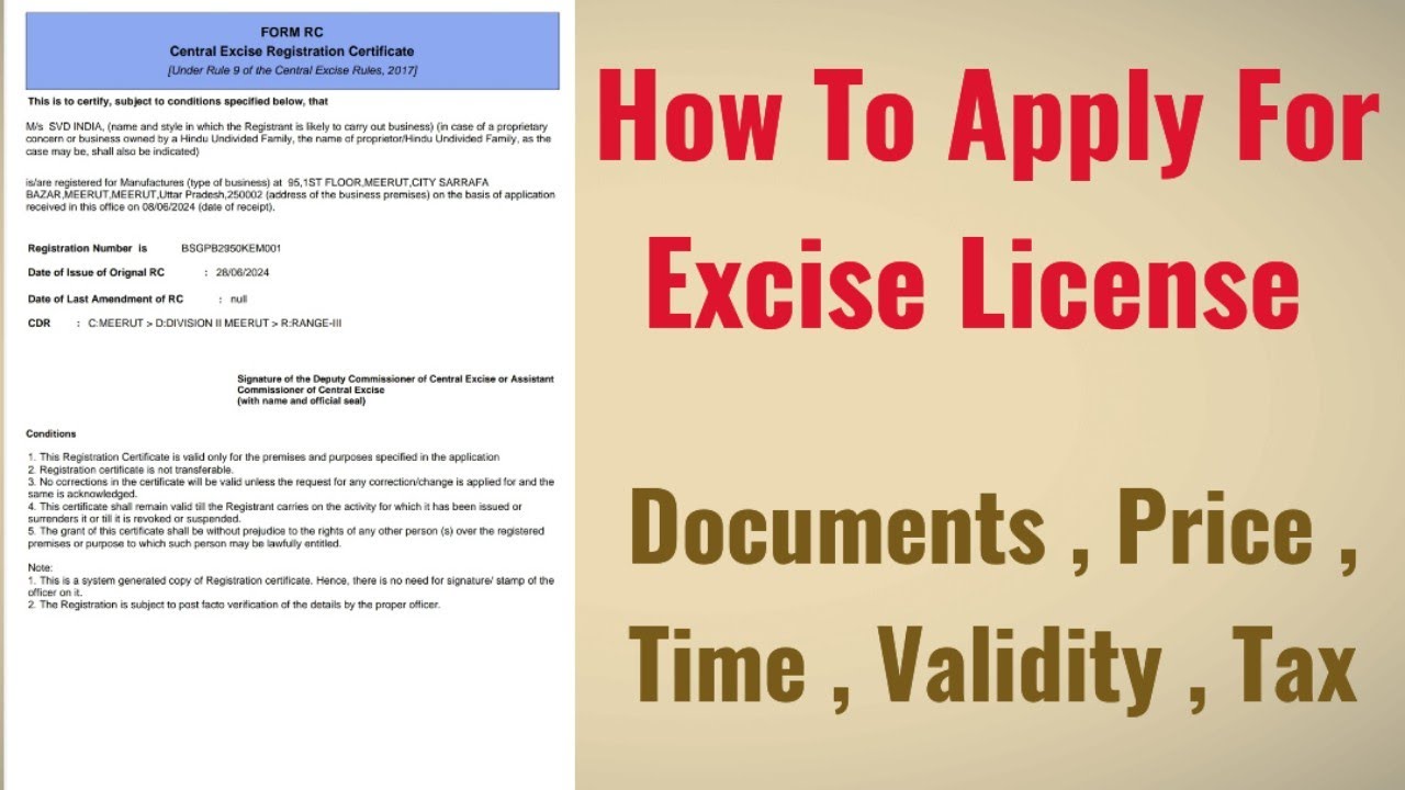 How To Apply Excise Licence | Excise Licence Kaise Apply Kare | Excise ...
