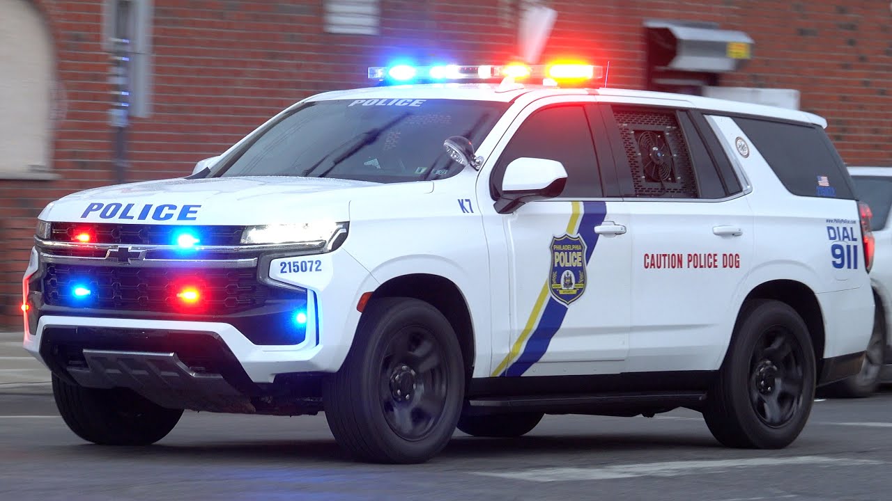 Philadelphia Police Department K7 Responding - K9 Unit - YouTube