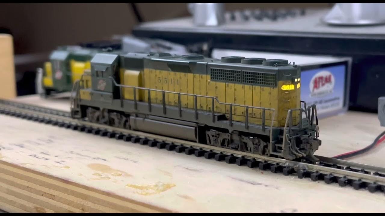 ESU V5 Atlas legacy lok sound installed in CNW 5511 - YouTube