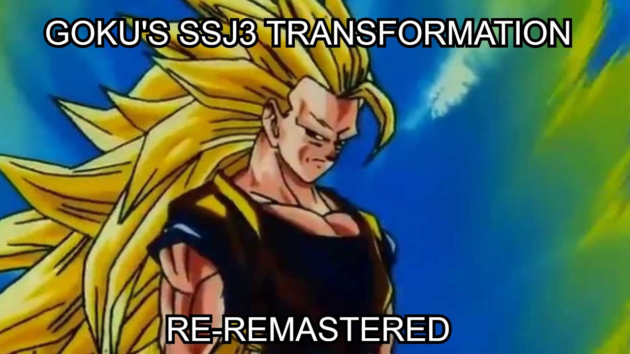 Goku's SSJ3 Transformation re remastered - YouTube
