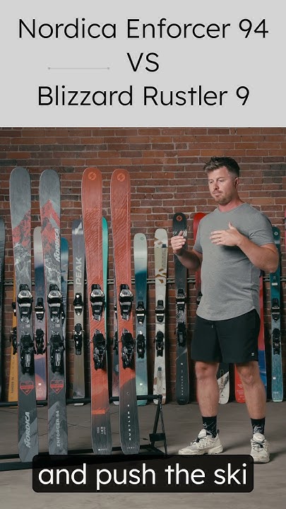 Ski Comparison: 2024 Nordica Enforcer 94 vs Blizzard Rustler 9 #short #skireviews #theskimonster ...