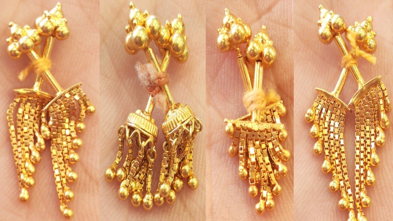 महाराष्ट्रीयन पारंपारिक बुगडी डिझाईन 2025| latest gold Bugadi design ...