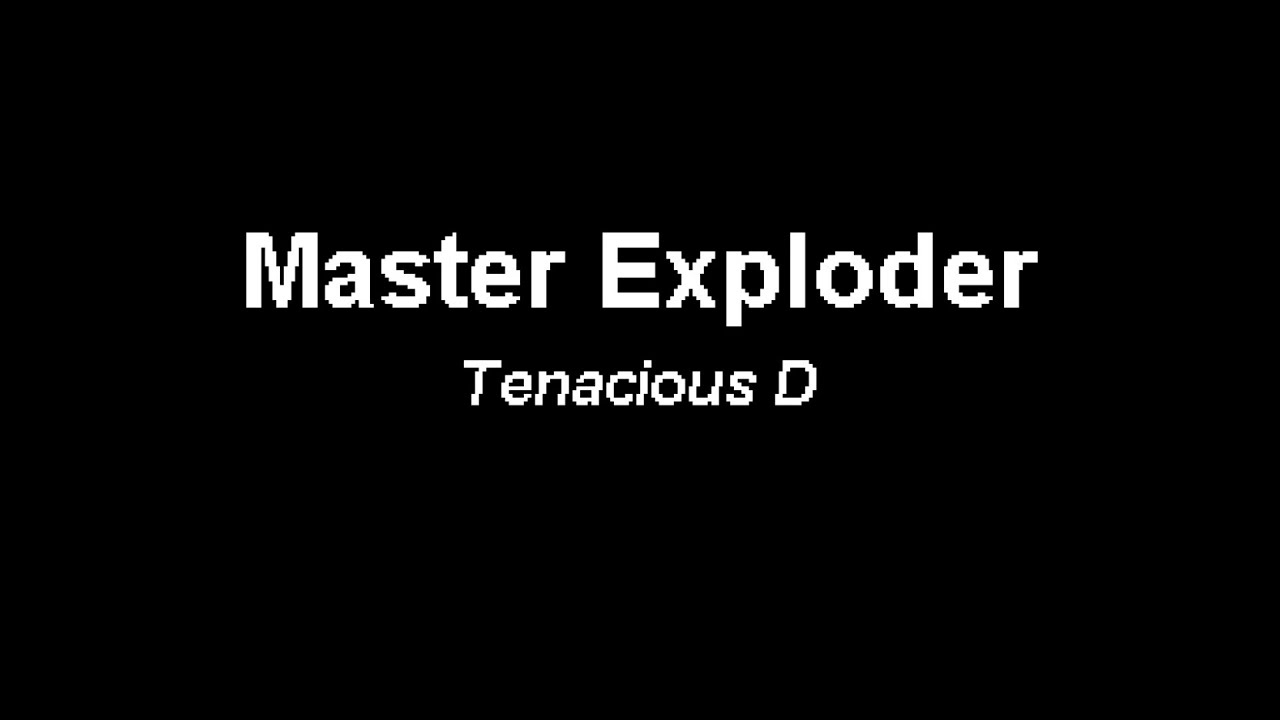 Tenacious D - Master Exploder - KARAOKE (Instrumental with lyrics ...