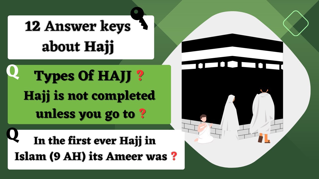 Hajj Quiz with Answer keys II Hajj ki Malomat II Question & Answer ...
