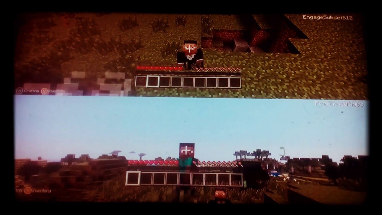 Having fun playing with my little brother\ mobs are crazy! | minecraft ...