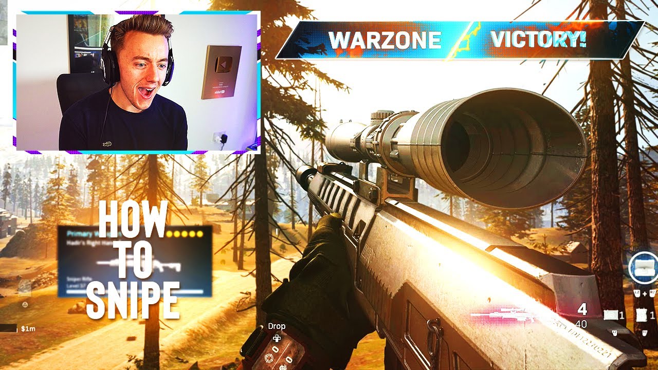 HOW TO SNIPE in COD WARZONE.. (best tips & tricks) - YouTube