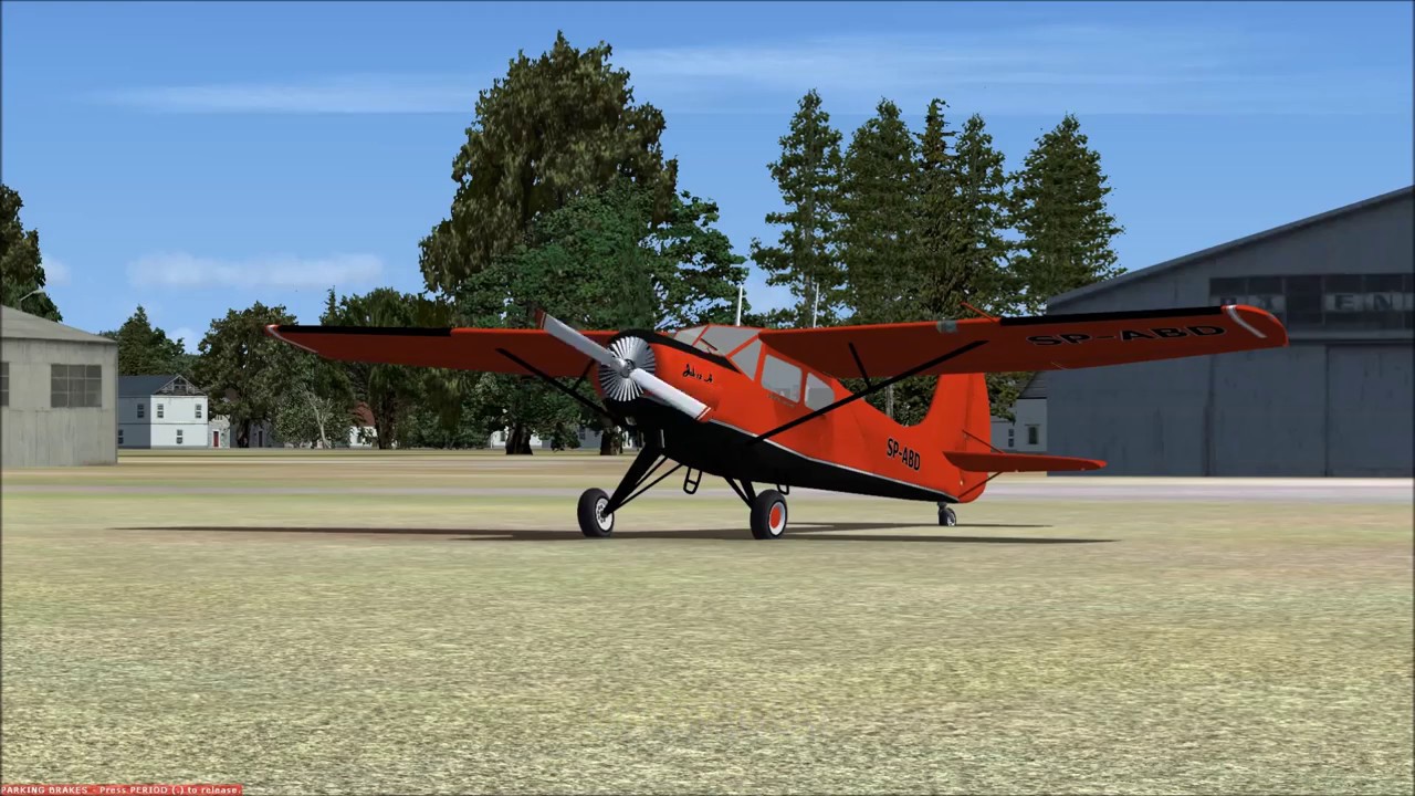 Wirtualny Aeroklub Bydgoski (EPBY) w FSX (Jak-12A SP-ABD + SZD-22 Mucha ...