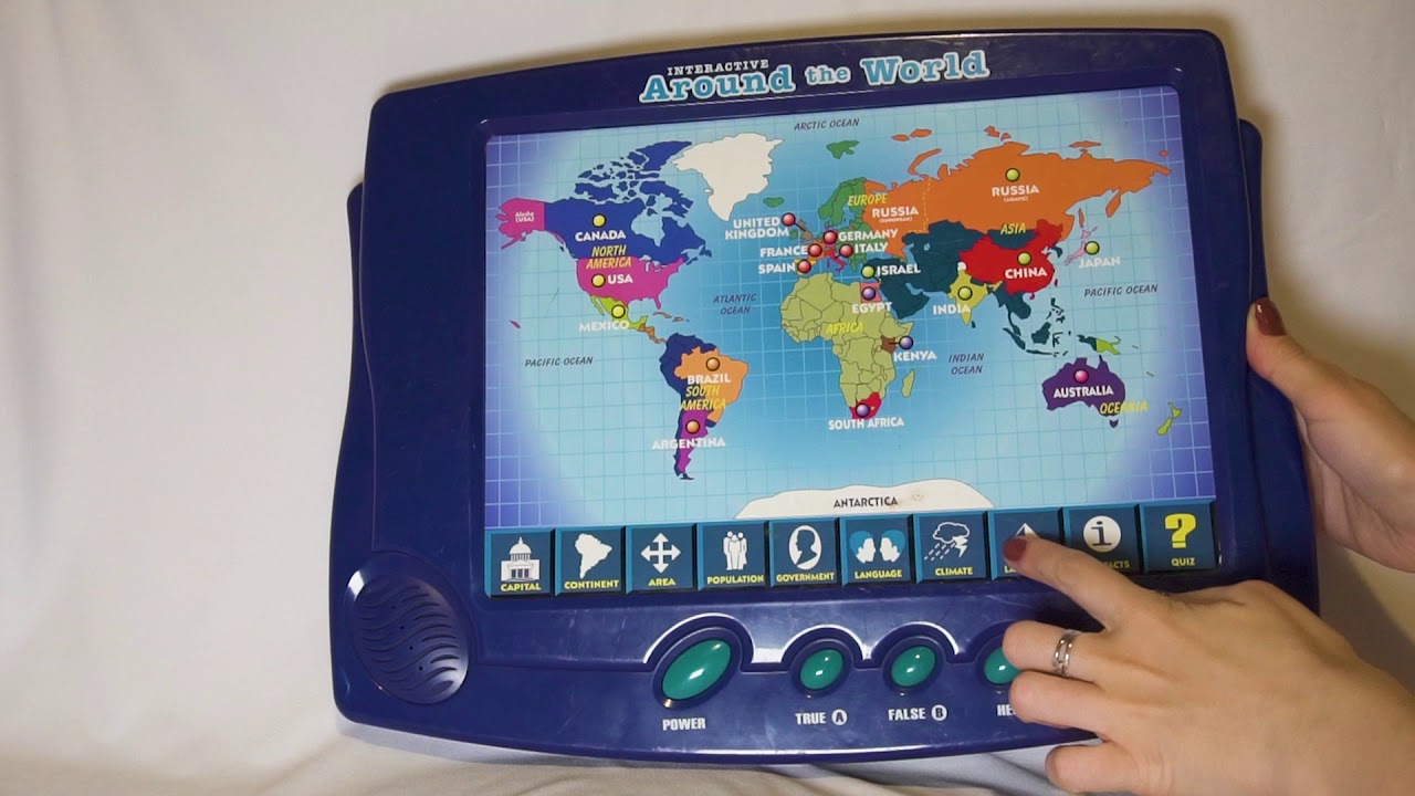 Let's learn geography, interactive pannel Around the world - YouTube