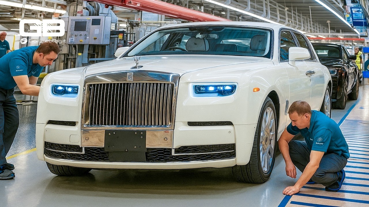 Inside the LUXURIOUS Rolls-Royce CAR FACTORY Production Line - YouTube
