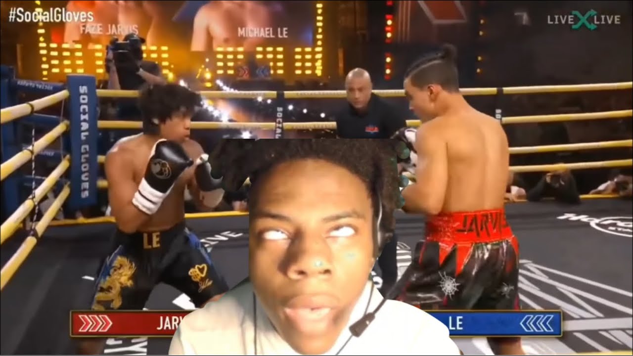 IShowSpeed reacts to Faze Jarvis KNOCKING Out Micheal Le! - YouTube