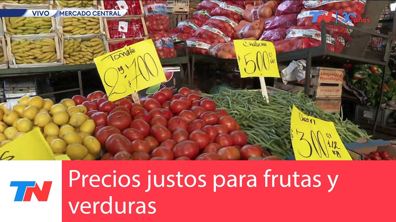 Los precios justos de frutas y verduras solo están en los grandes ...
