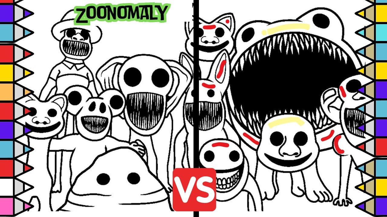 Zoonomaly New Coloring Pages! Zoonomaly Coloring Books! Coloring Page ...