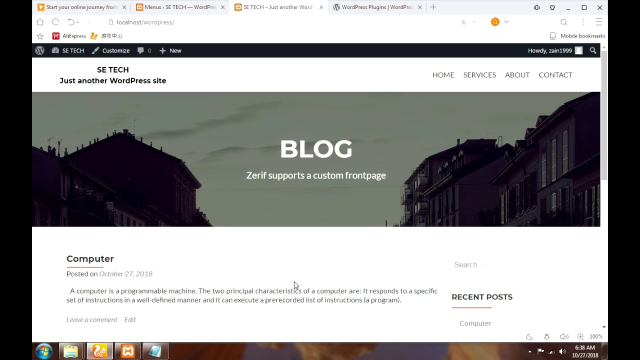 How We Add Menus In Wordpress YouTube How We Add Menus In Wordpress YouTube