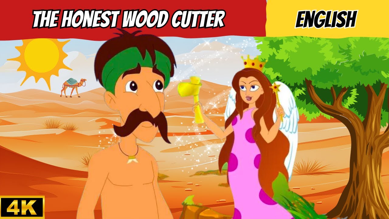 The Honest Woodcutter Story | Bedtime Stories | Cartoons for Kids ...