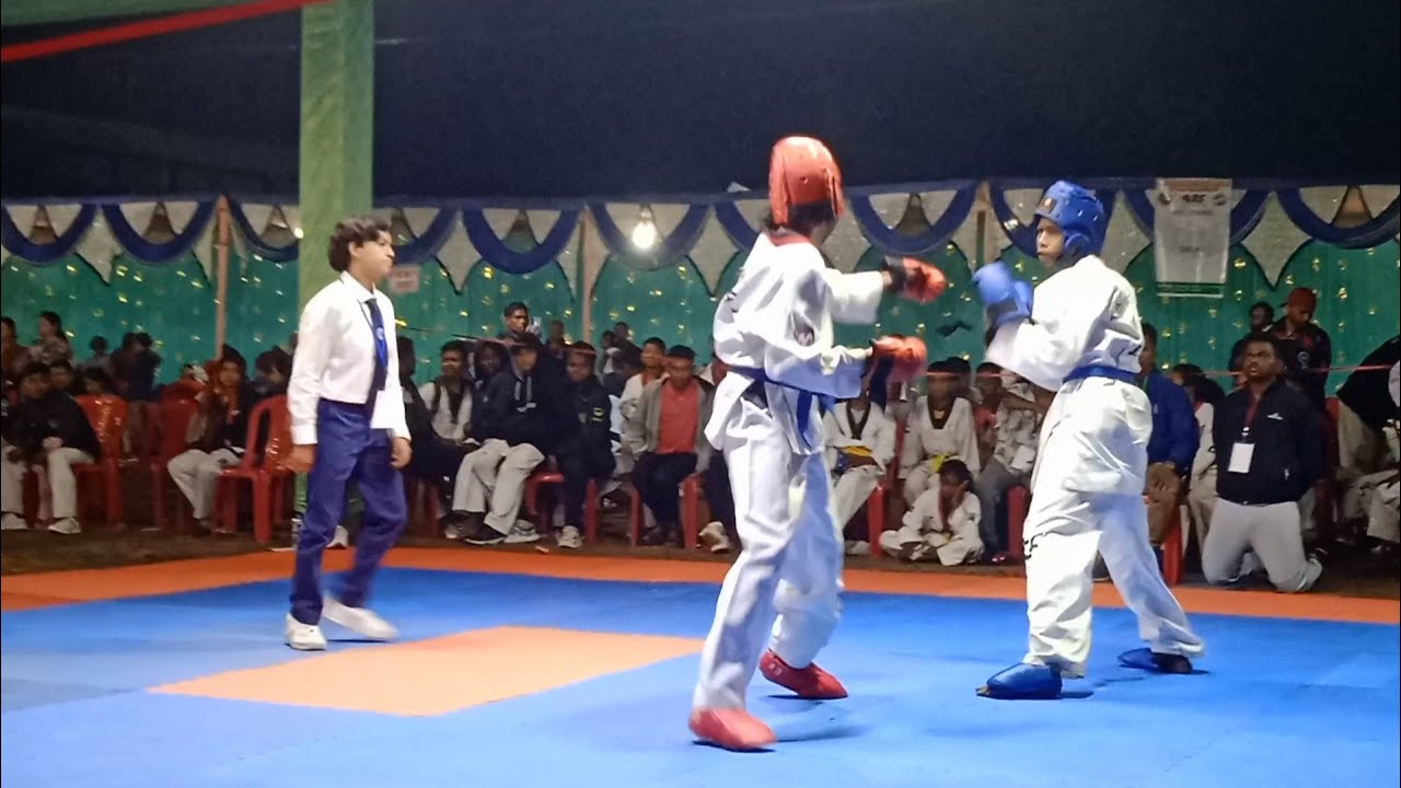 Taekwondo sparring | ITF championships 2023 | junior boys fight 57- kg ...