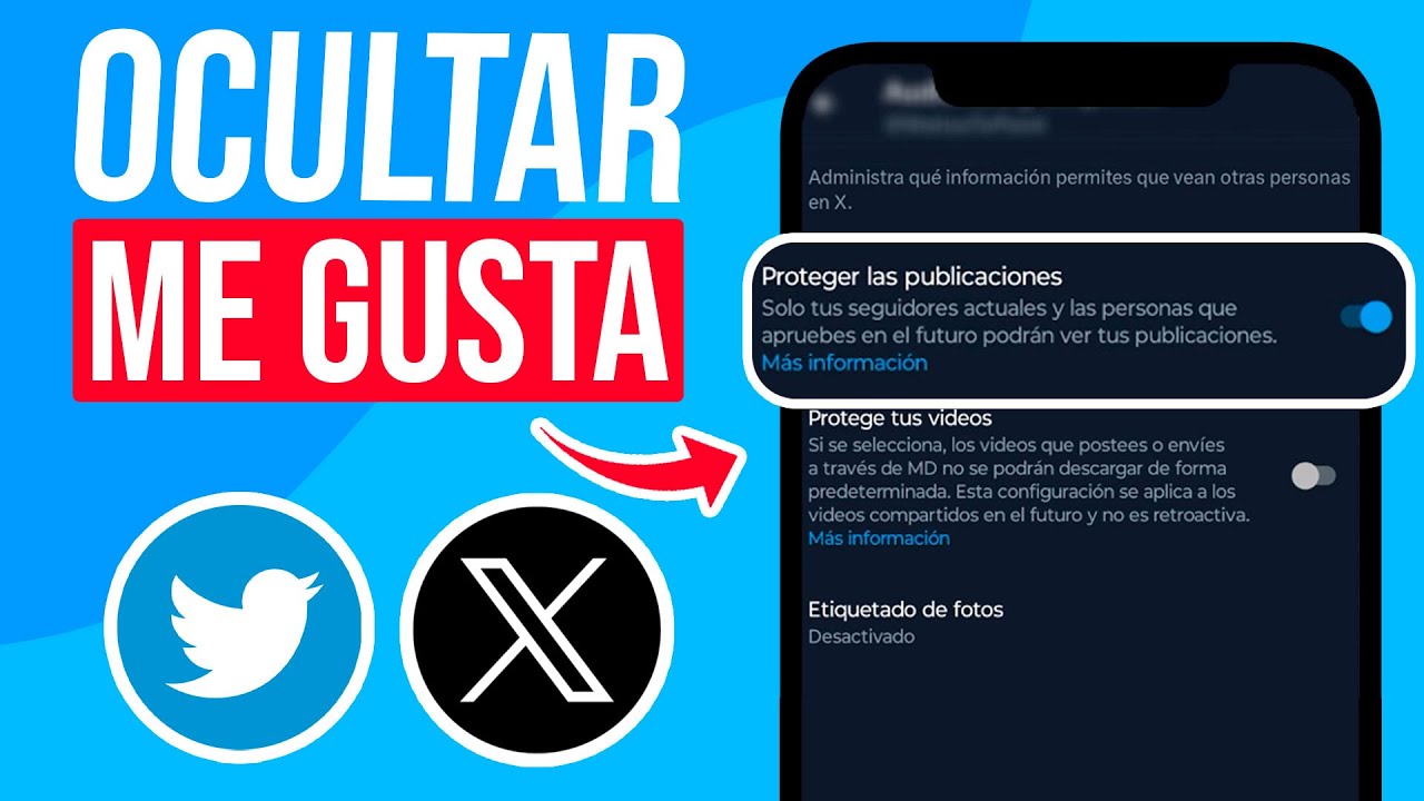 Cómo OCULTAR los ME GUSTA en Twitter (X) - Guía Completa! - YouTube