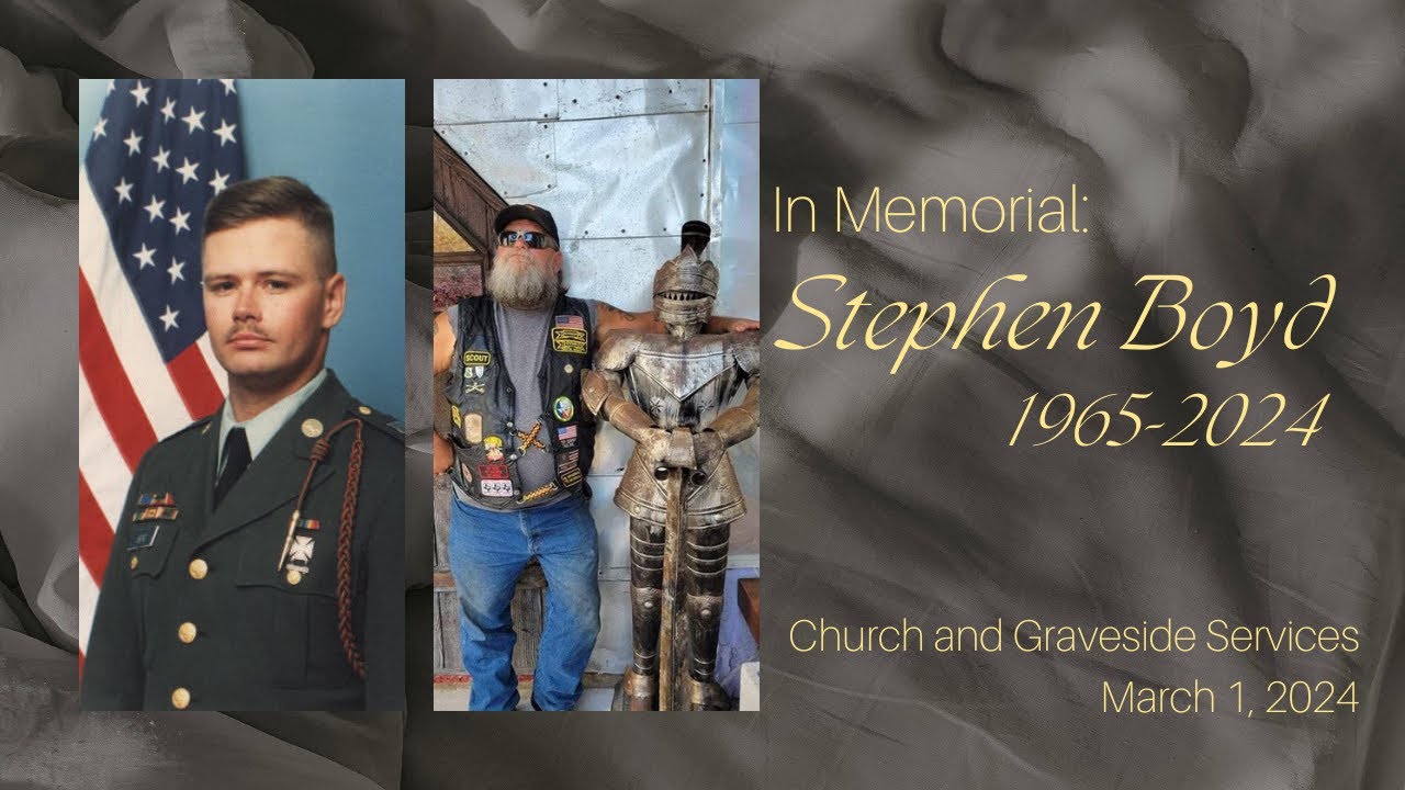 Stephen Boyd funeral services - unedited - YouTube
