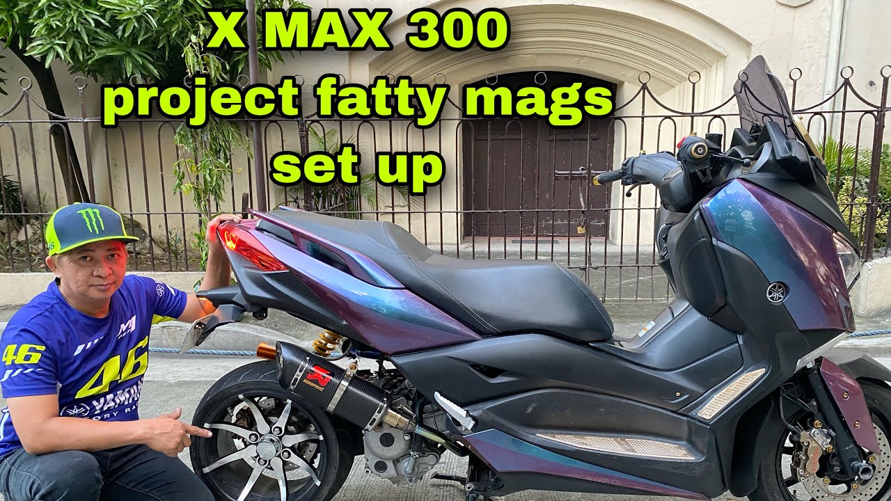 X MAX 300 fatty mags set up modified x - YouTube