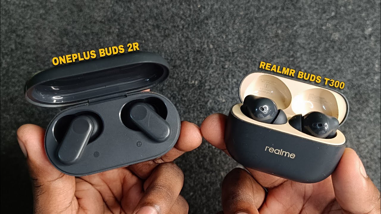 One Plus Buds 2r vs Realme Buds T300 - Full Details Review 💪🔥 - YouTube