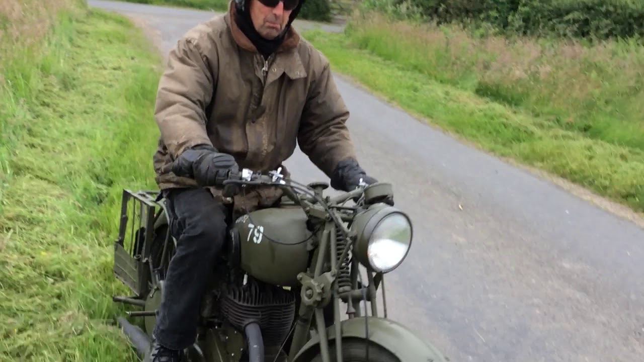 STUART BRAY MOTORCYCLES , 1941 BSA WM20 181 MTV with V5C 30 mile test ...