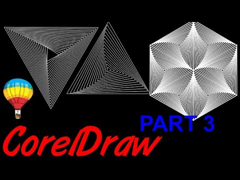 Corel Draw Tips & Tricks Rotate and Contour to make this Part 3 - YouTube