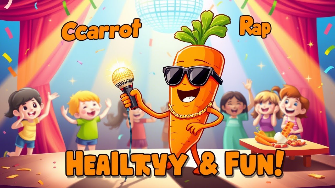 Vegetable Children's Song - Carrot Sticks Rap | Nursery Rhymes & Kids ...