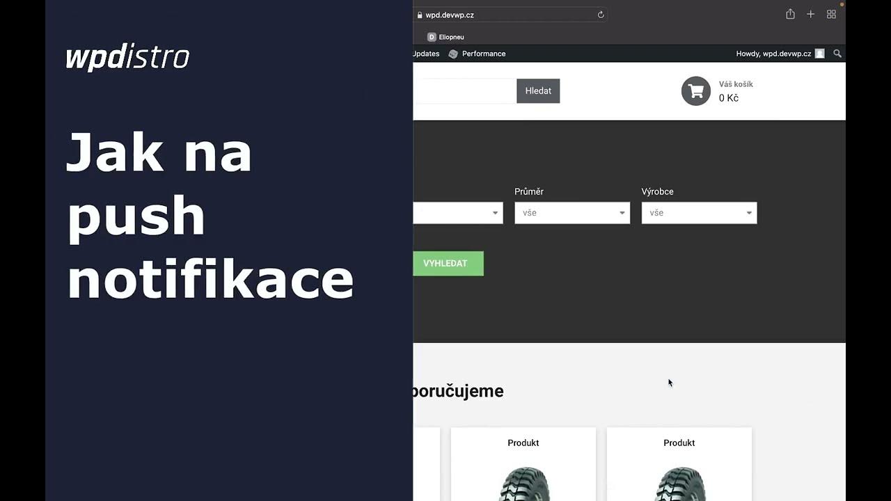 Jak na push notifikace | WordPress | web | nastavení - YouTube