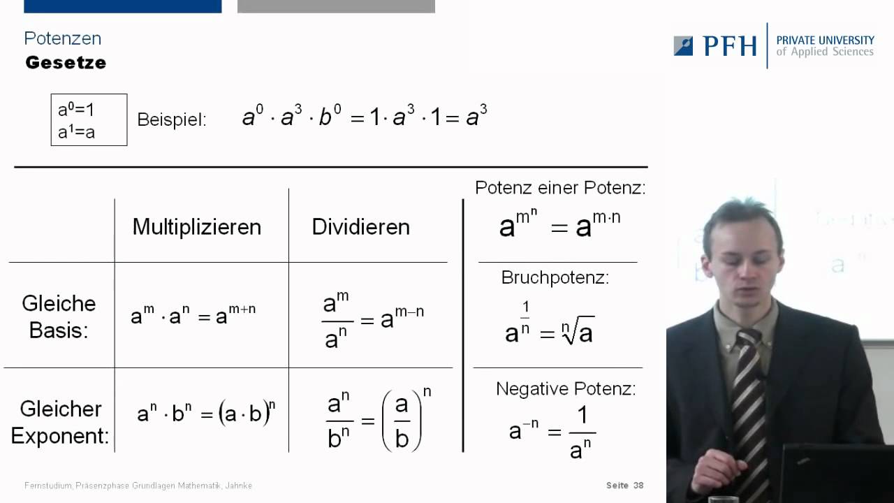 19 Mathematik Potenzrechnung - YouTube