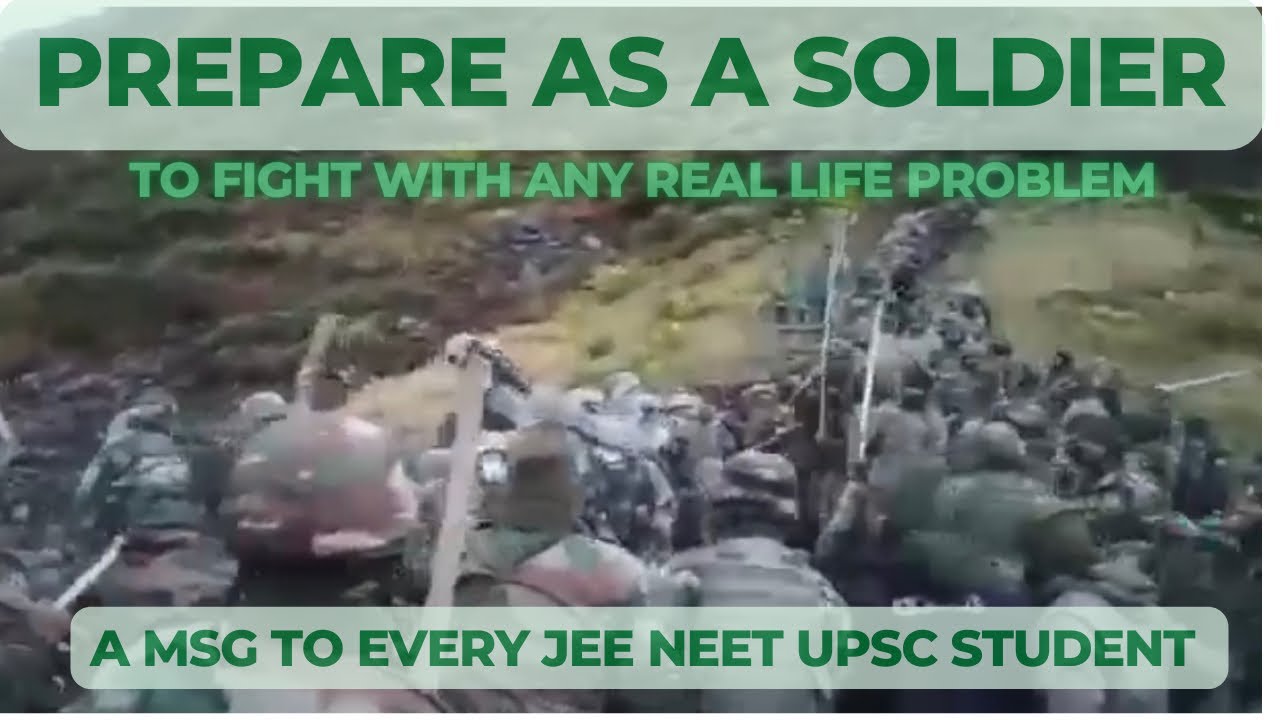 Prepare as a Soldier | A salute to our Indian Army | A lesson to every ...
