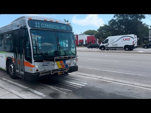 Broward County Transit: 2022 40ft Gillig BRT #2227 On Route 11 @ US-1 ...