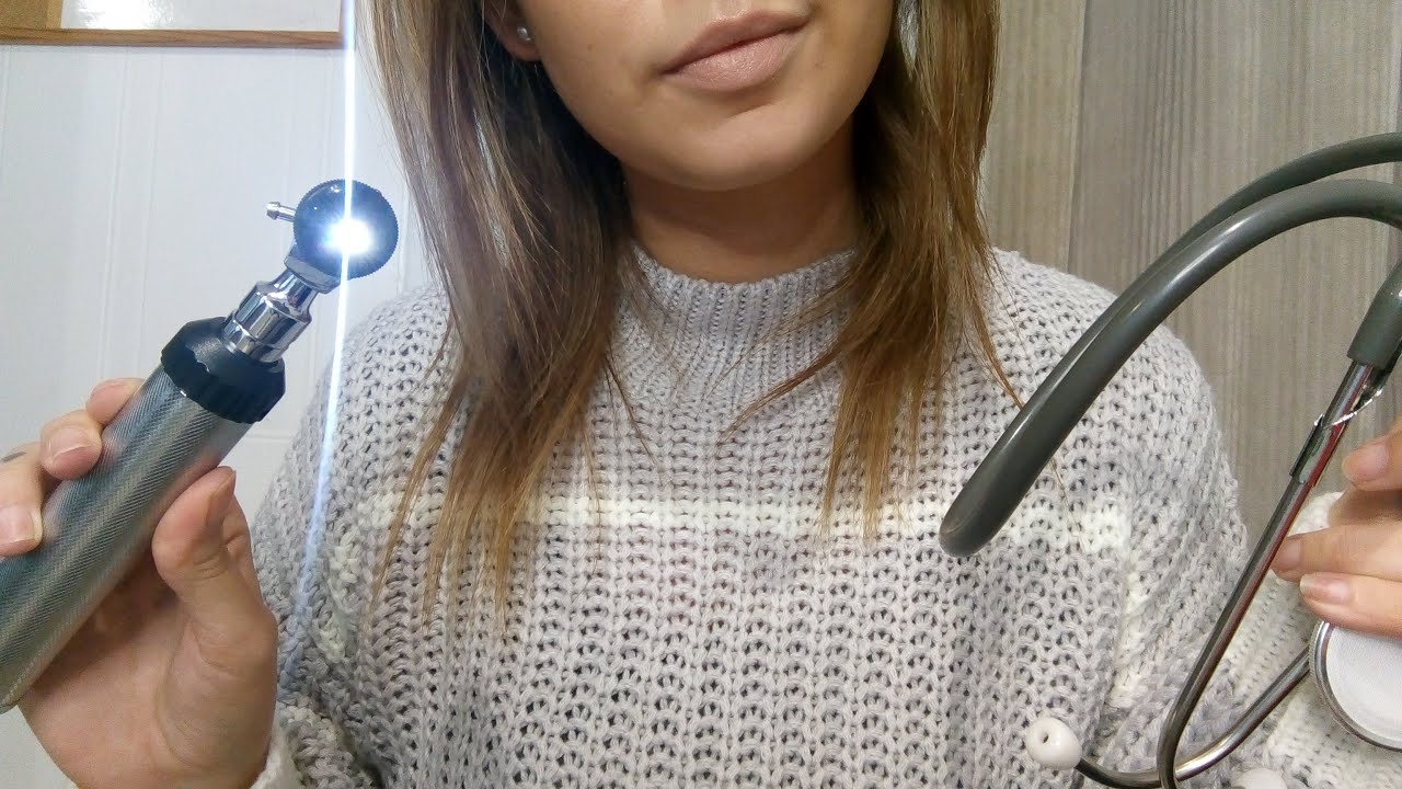 ASMR-Medical Triggers (Temperature, Stethoscope, Ear Exam, Eye Exam ...