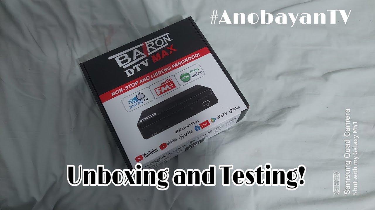 Baron DTV Max Unboxing, First Boot and Testing! - YouTube