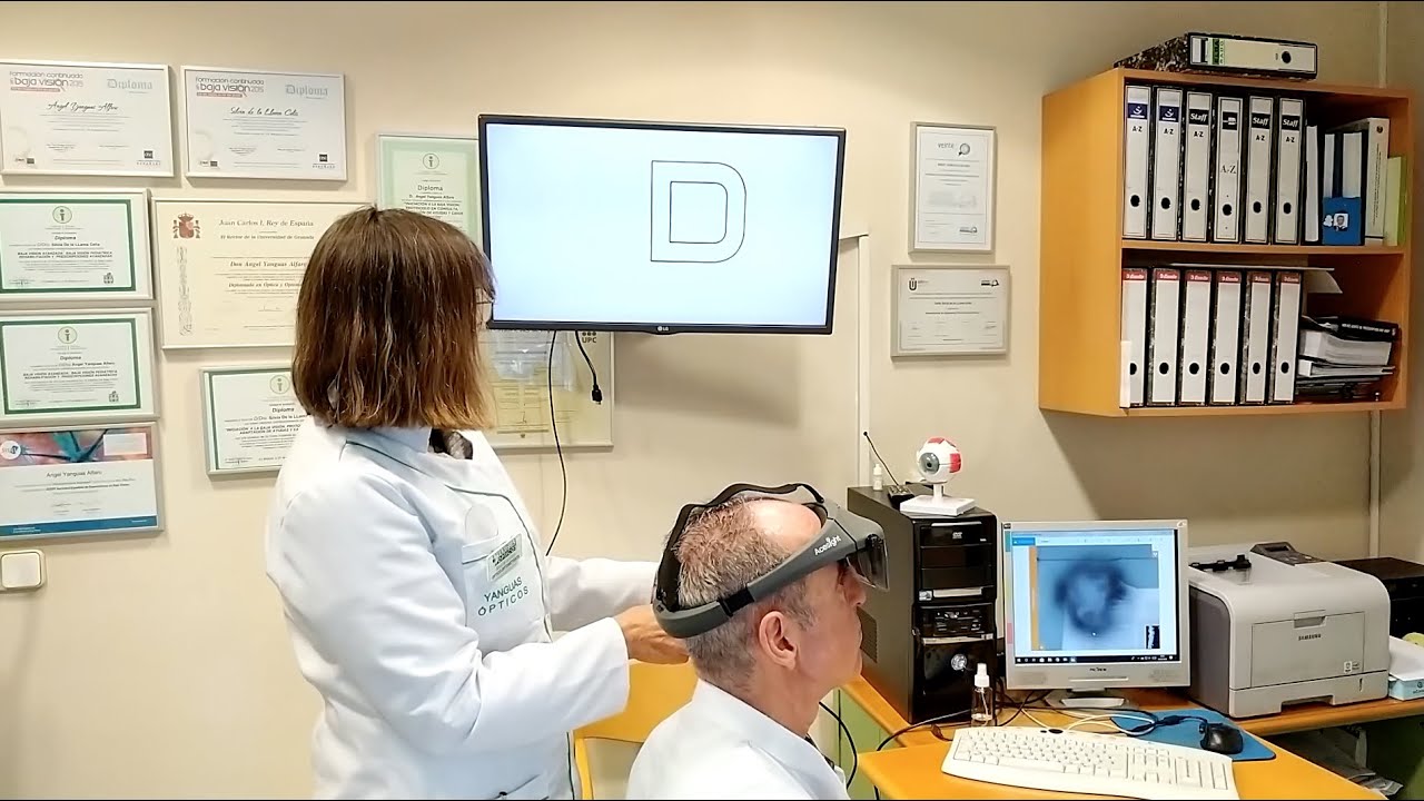 Ayuda Visual ACesight para baja visión. Visor de Realidad Aumentada ...