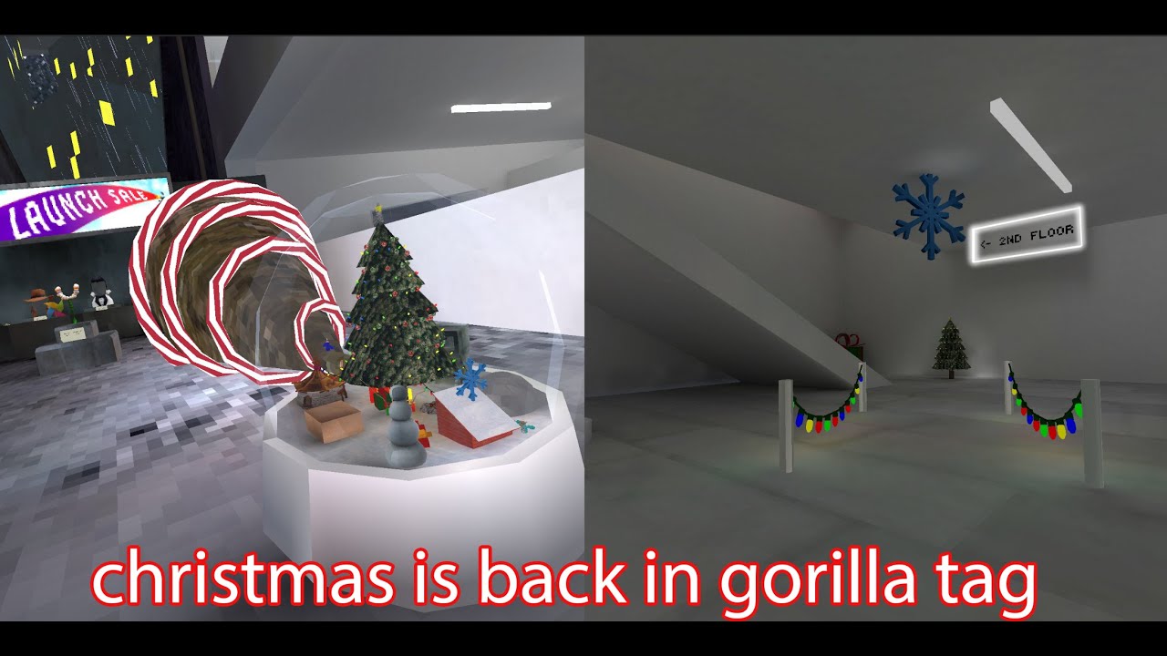 christmas is back in gorilla tag - YouTube